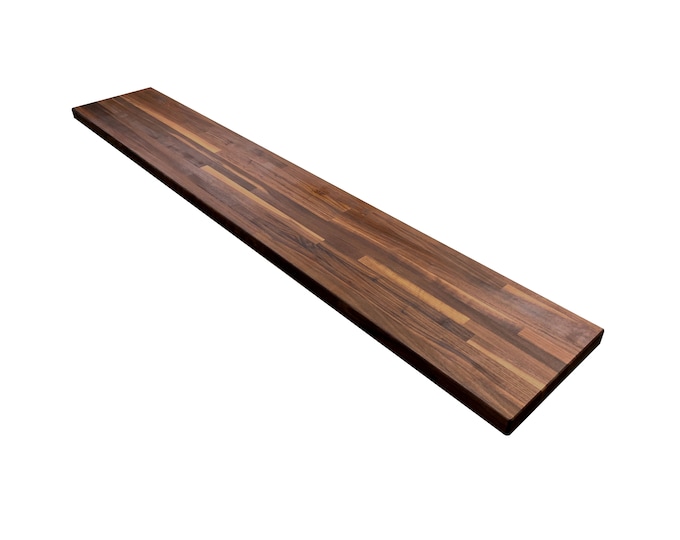 Walnut Butcher Block Table Top Finished // Conference Table, Counter ...