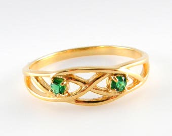 Two stone ring | Etsy