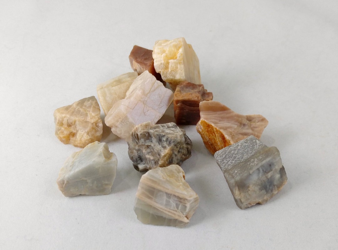 Moonstone Transparent One Inch Stones From Indiaraw Natural ...