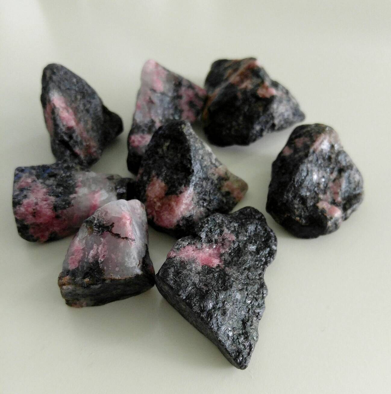 Rough Rhodonite Stone Specimens From Madagascar Large One - Etsy