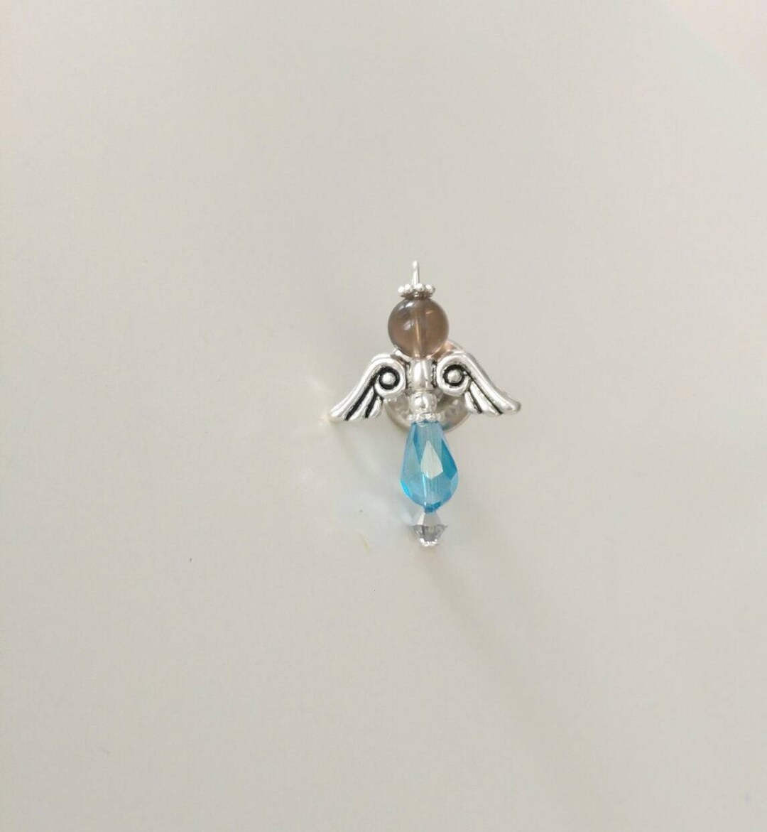 Handmade Angel Pin, Gemstone Angel Pins, Birthstone Handmade Pins, Pins ...