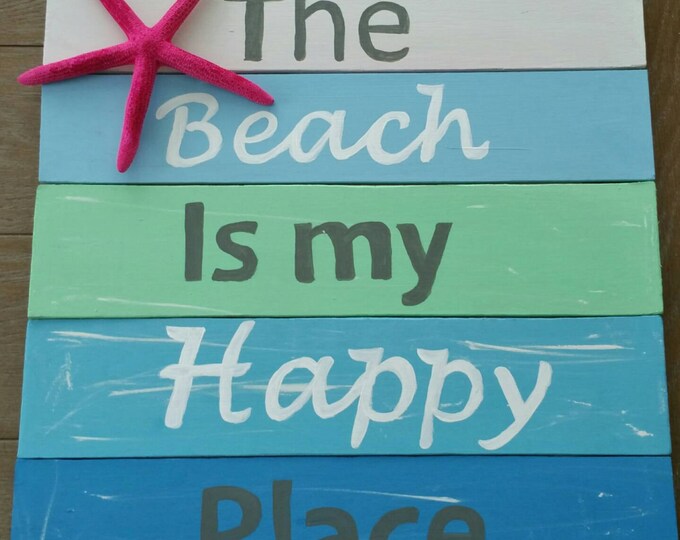 Wooden Handpainted, Hand Cut Signhome Decorwall Decorbeach Decorbeach ...