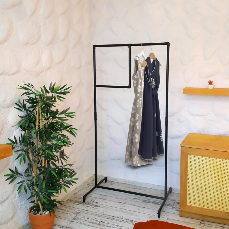 Free Standing Clothing Rack Modern Boutique Display Clothes - Etsy