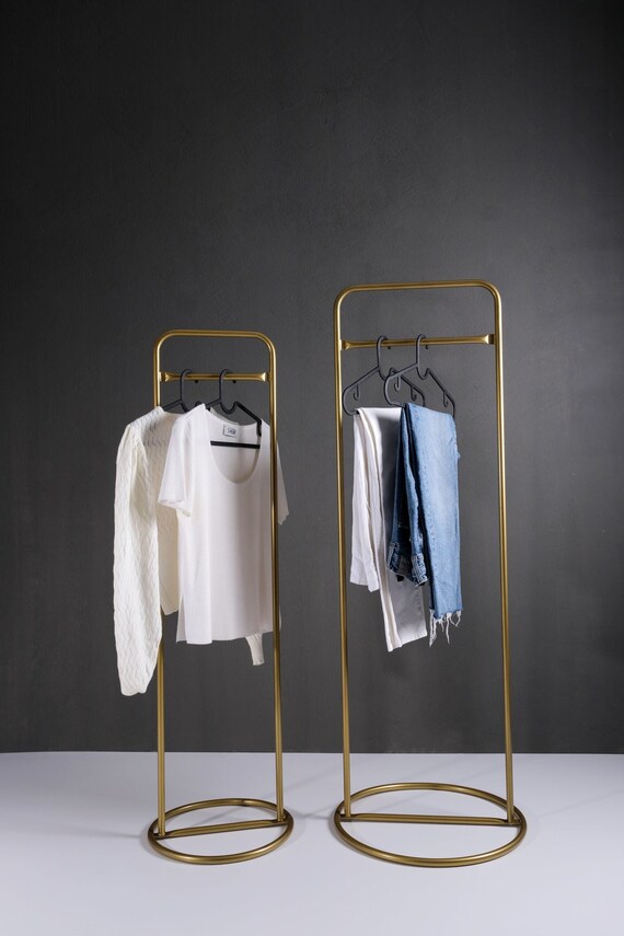 Twin Clothes Rack Set Industrial Clothing Rack Clothes - Etsy