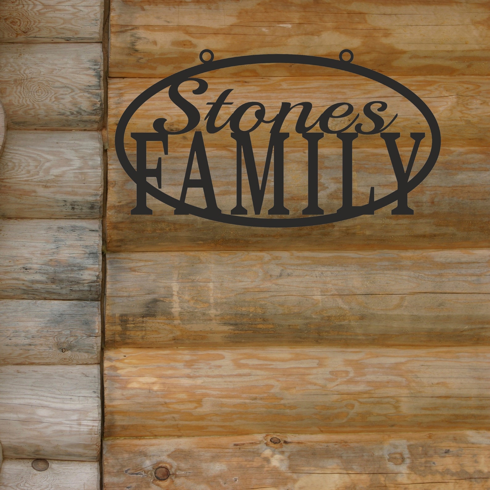Modern Custom Metal Family Last Name Sign Outdoor | Etsy