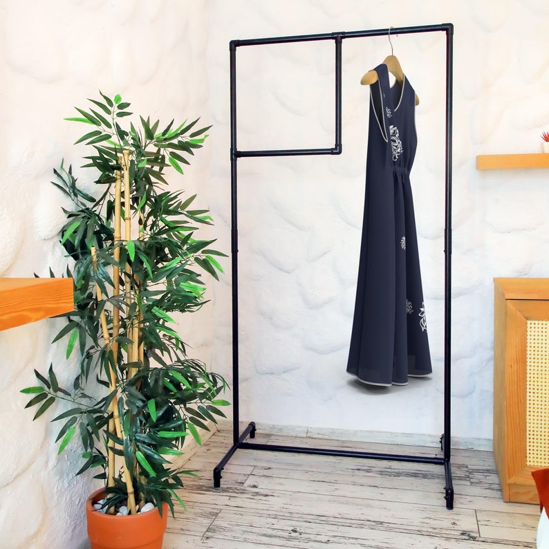 Free Standing Clothing Rack Modern Boutique Display Clothes - Etsy