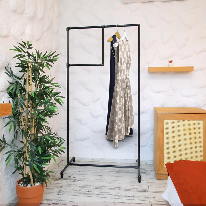 Free Standing Clothing Rack Modern Boutique Display Clothes - Etsy