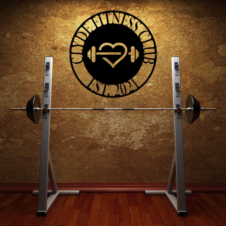 GYM SIGN V2 / Gym Decor Cartel de gimnasio Letrero de - Etsy México