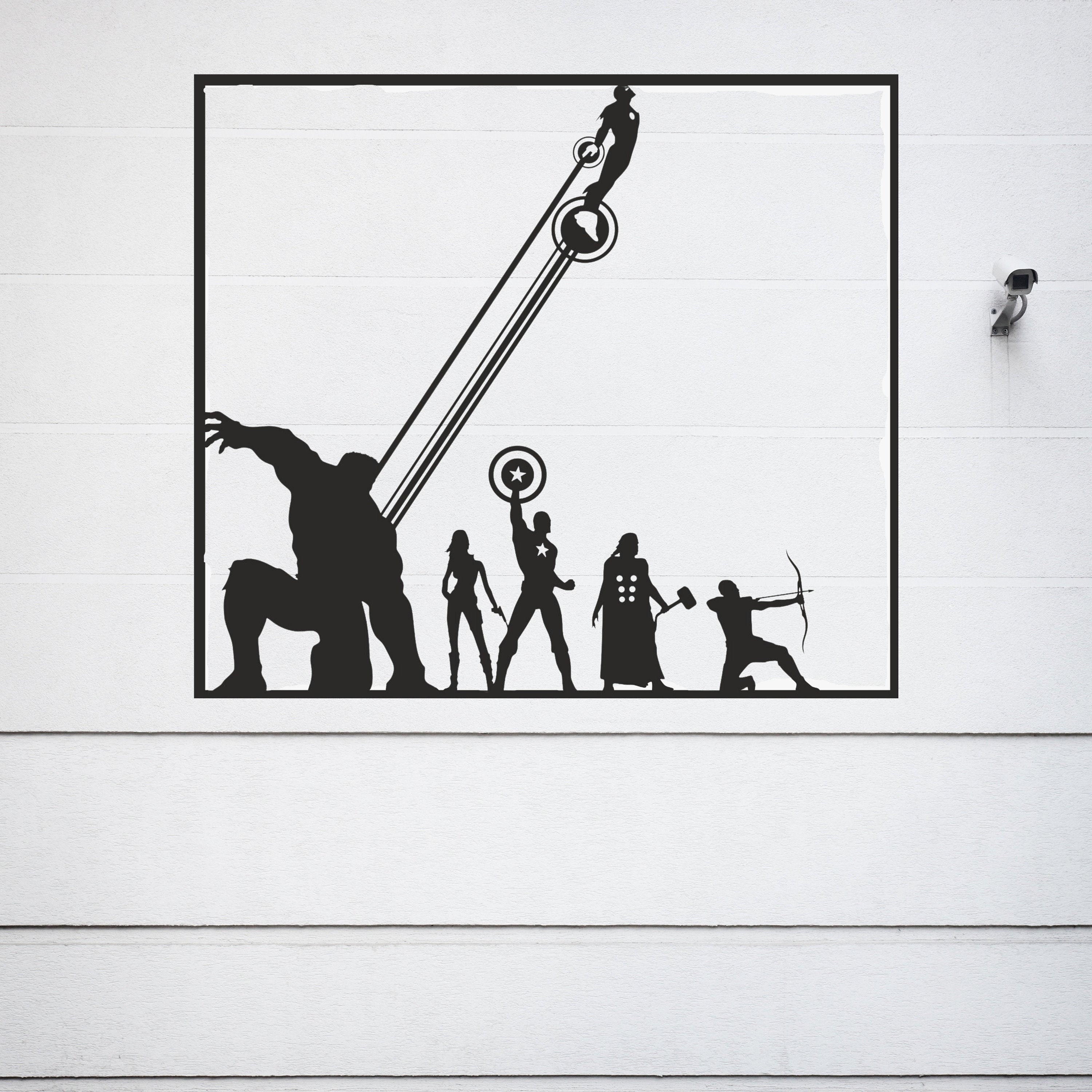 Metal Wall Art Decor Avengers Sign Endgame Signature - Etsy