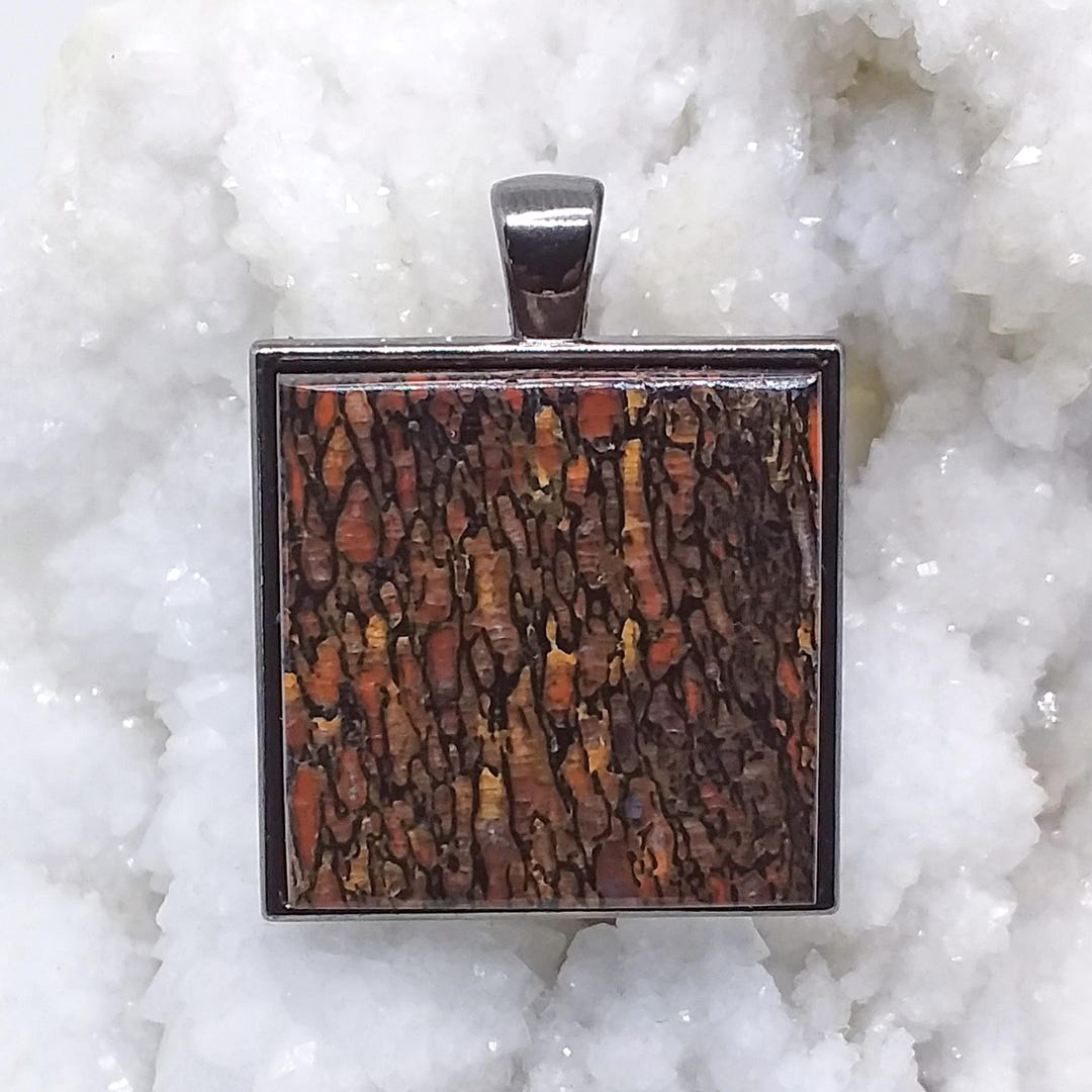 Dinosaur Gembone, Necklace, Gunmetal, Handmade, Unique, Jewelry, #2037 ...