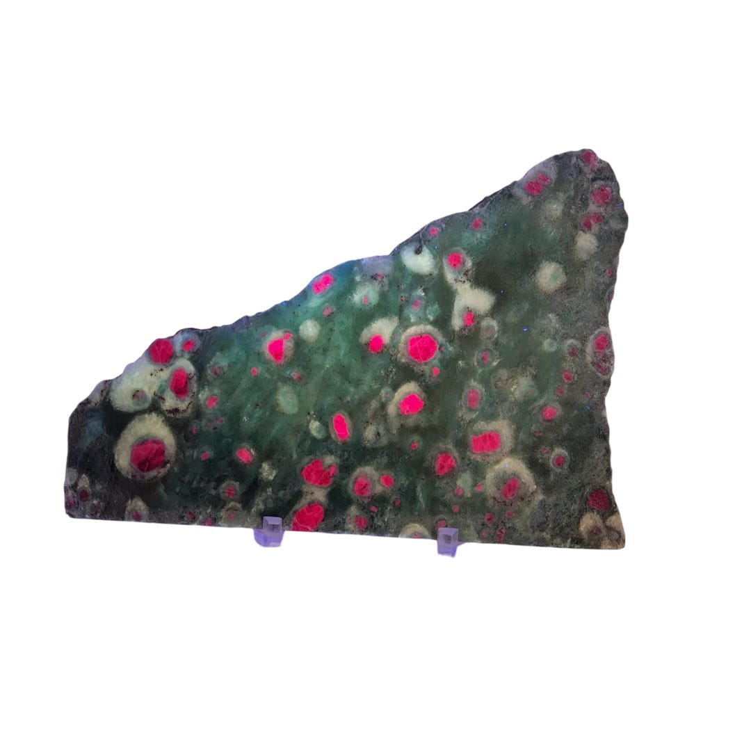 Ruby in Fuchsite, India, Kyanite, Slab, Cabbing Rough, #R-6504 - Etsy