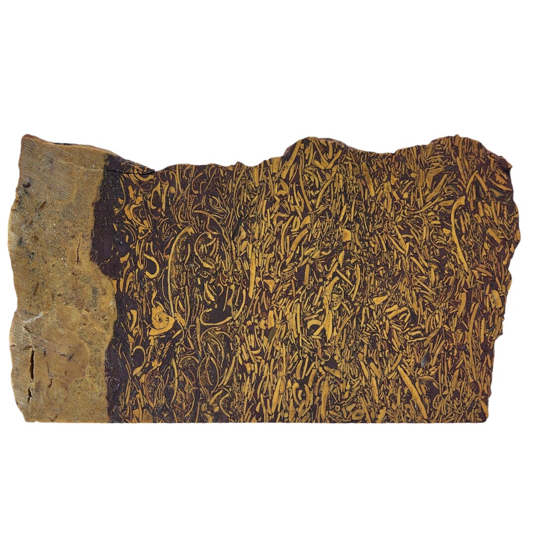 Calligraphy Jasper, Script Stone, Slab, Cabbing Rough, Lapidary, #R ...