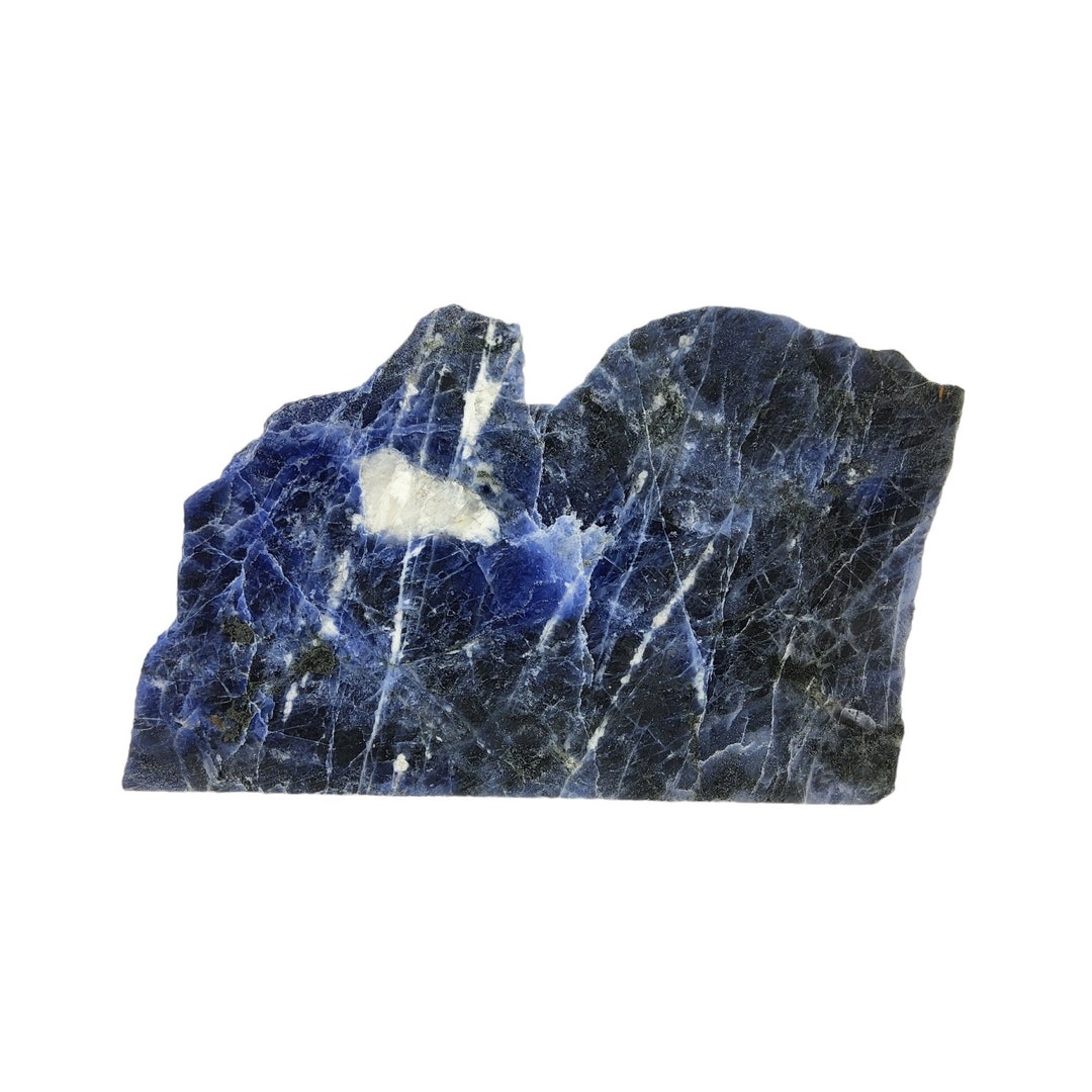 Sodalite, Slab, Brazil, Cabbing Rough, Lapidary, Gemstone, Specimen ...