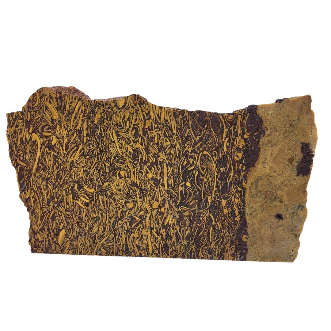 Calligraphy Jasper, Script Stone, Slab, Cabbing Rough, Lapidary, #R ...