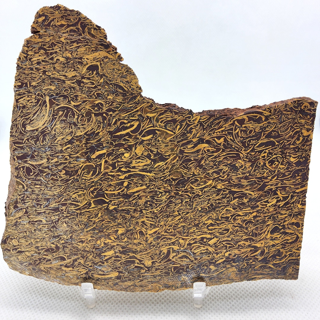 Calligraphy Jasper, Script Stone, Slab, Cabbing Rough, Lapidary ...