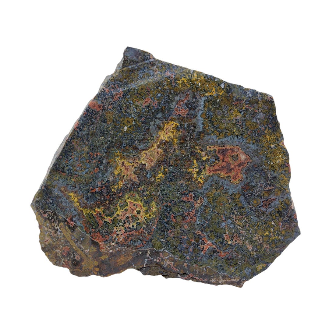 Moroccan Agate, Slab, Cabbing Rough, Lapidary, R-6321 - Etsy