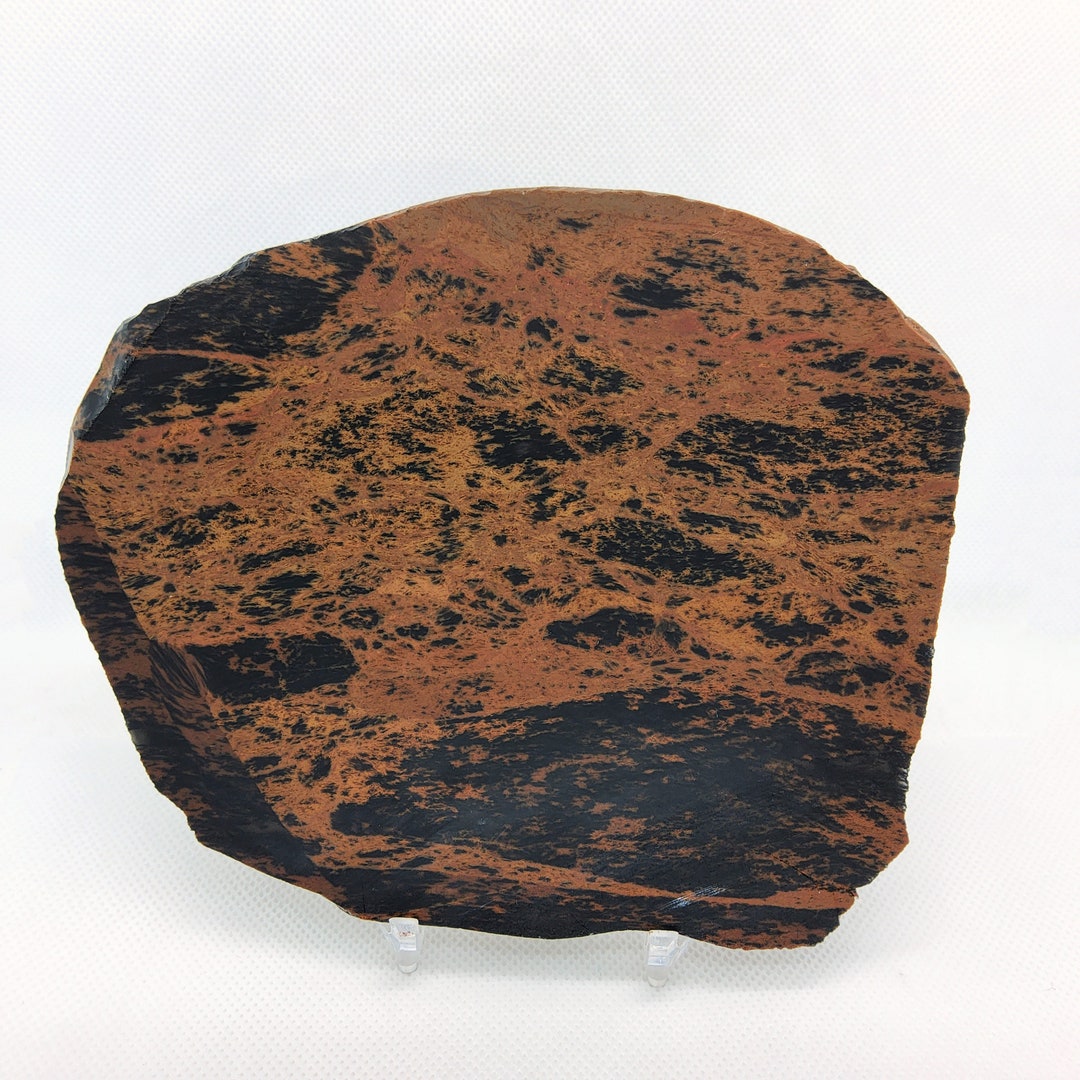 Mahogany Obsidian, Slab, Cabbing Rough, Lapidary, Gemstone, Specimen ...