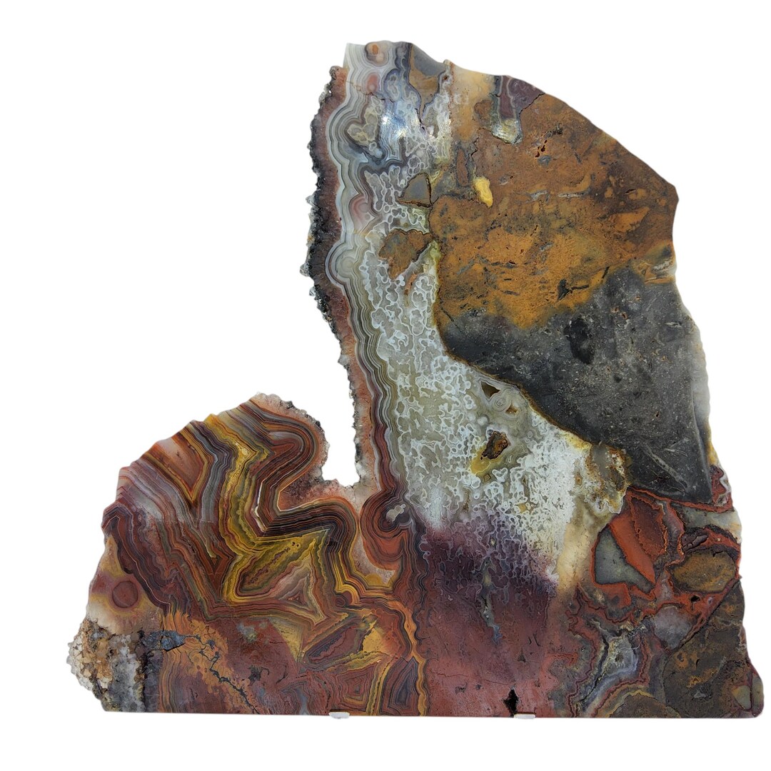 Laguna Lace Agate, Slab, Cabbing Rough, Lapidary, Gemstone, #R-6334 - Etsy
