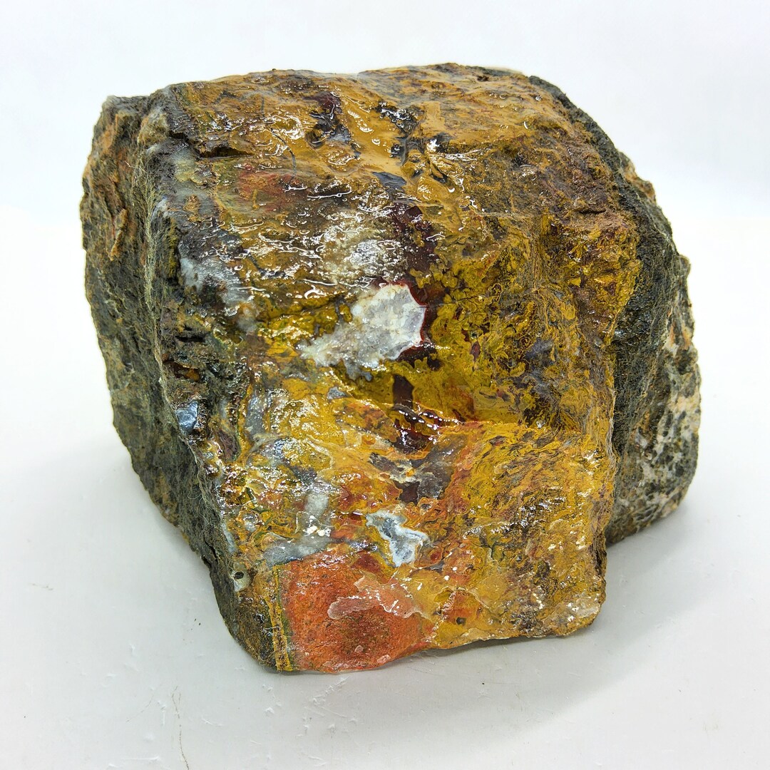 Moroccan Agate, 2.25 Lbs, Cabbing Rough, Lapidary, Gemstone, Specimen ...