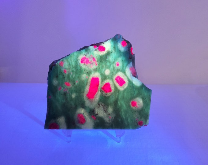 Ruby in Fuchsite, India, Kyanite, Slab, Cabbing Rough, Lapidary ...