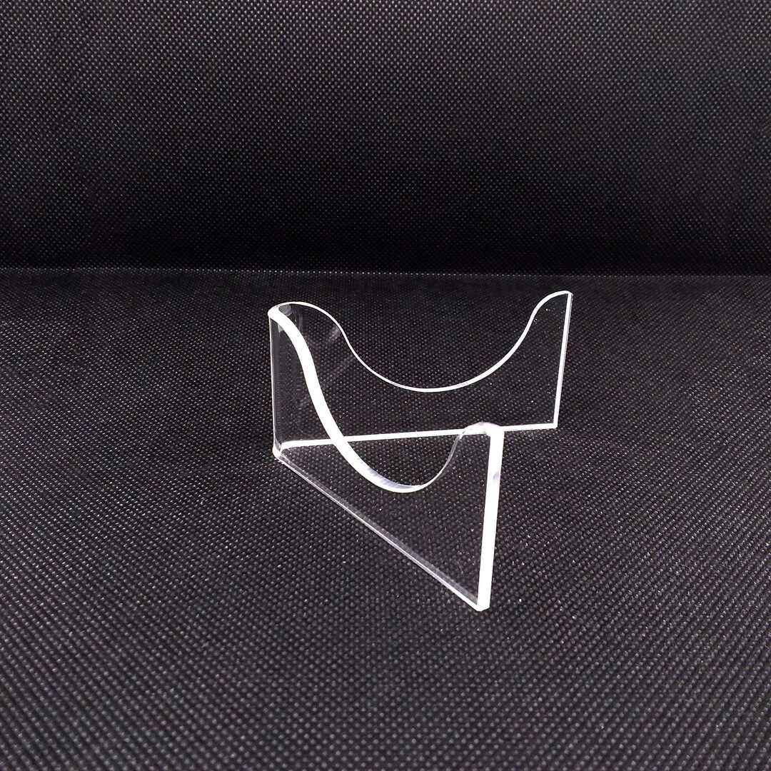 Cradle Stand, 3 Inch, V Shaped, Wave, Acrylic, Geode Stand, Large ...