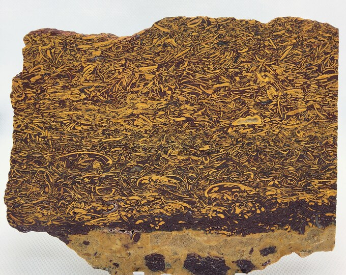 Calligraphy Jasper, Script Stone, Slab, Cabbing Rough, Lapidary ...