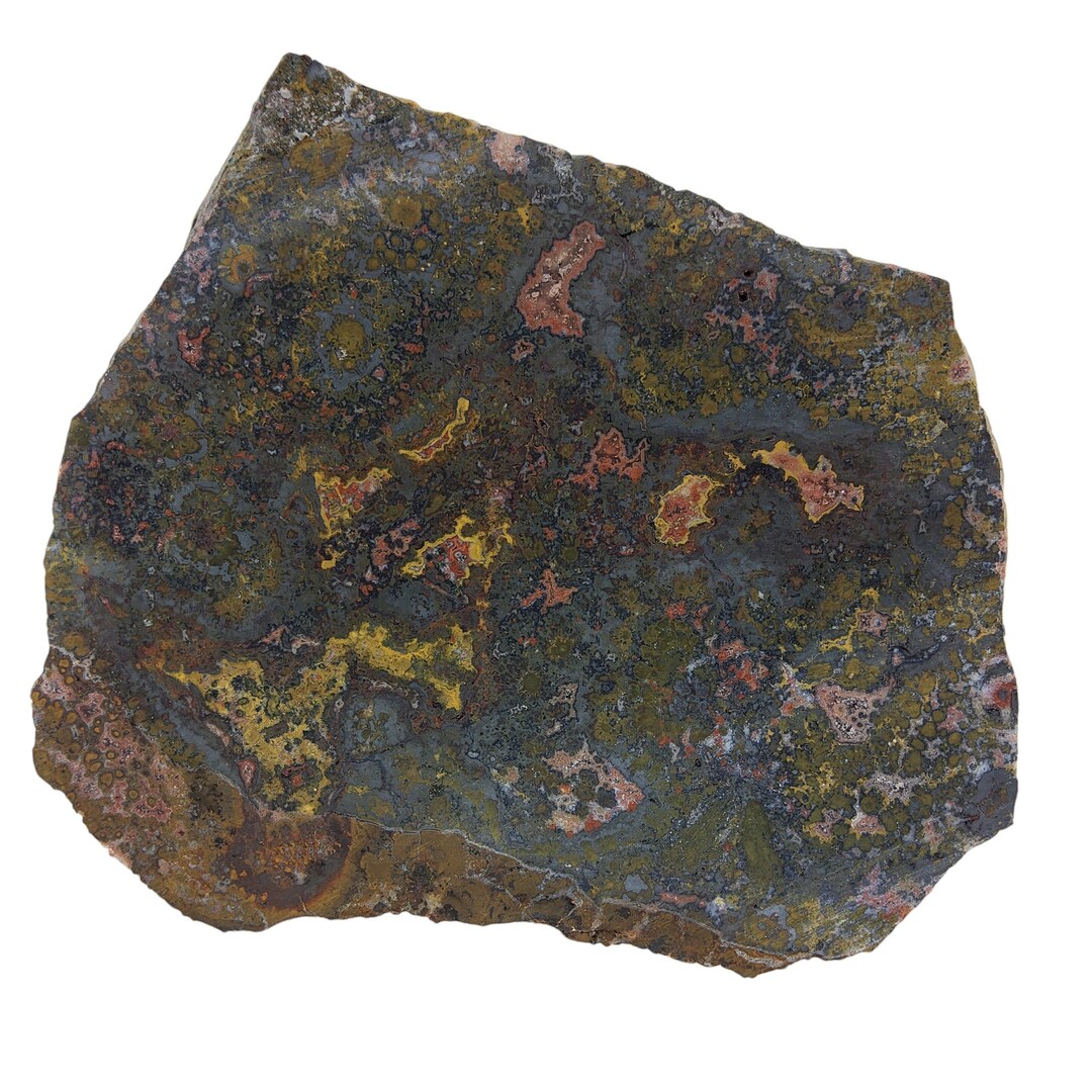 Moroccan Agate, Slab, Cabbing Rough, Lapidary, Gemstone, Specimen ...