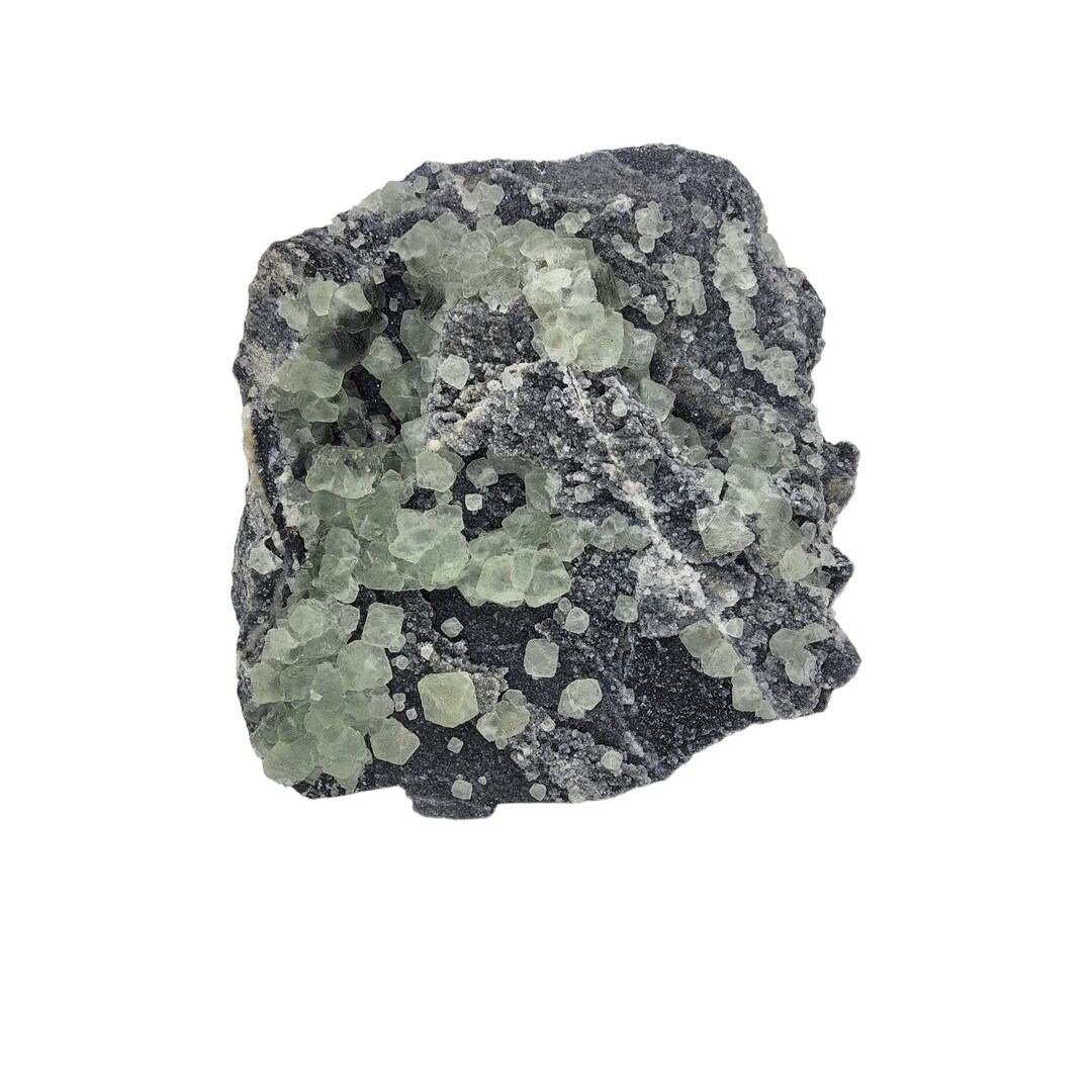 Fluorite, Fluorescent, Cluster, Display, Specimen, Mineral, Rock, Green ...