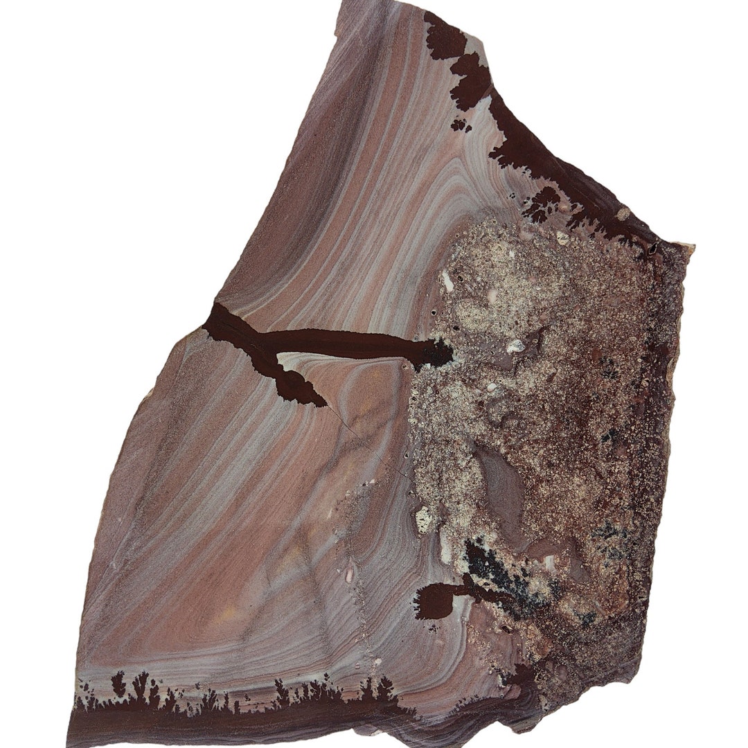 Apache Dendritic Rhyolite, Apache Sage, Slab, Cabbing Rough, Lapidary ...