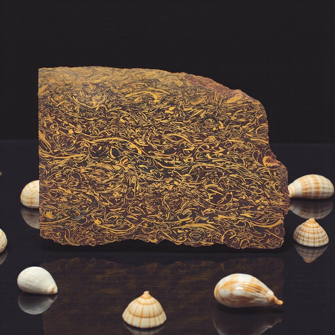 Calligraphy Jasper, Script Stone, Slab, Cabbing Rough, #R-6863 - Etsy