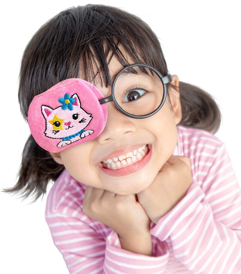 Eyeglass Eye Patch child My Kitty - Etsy