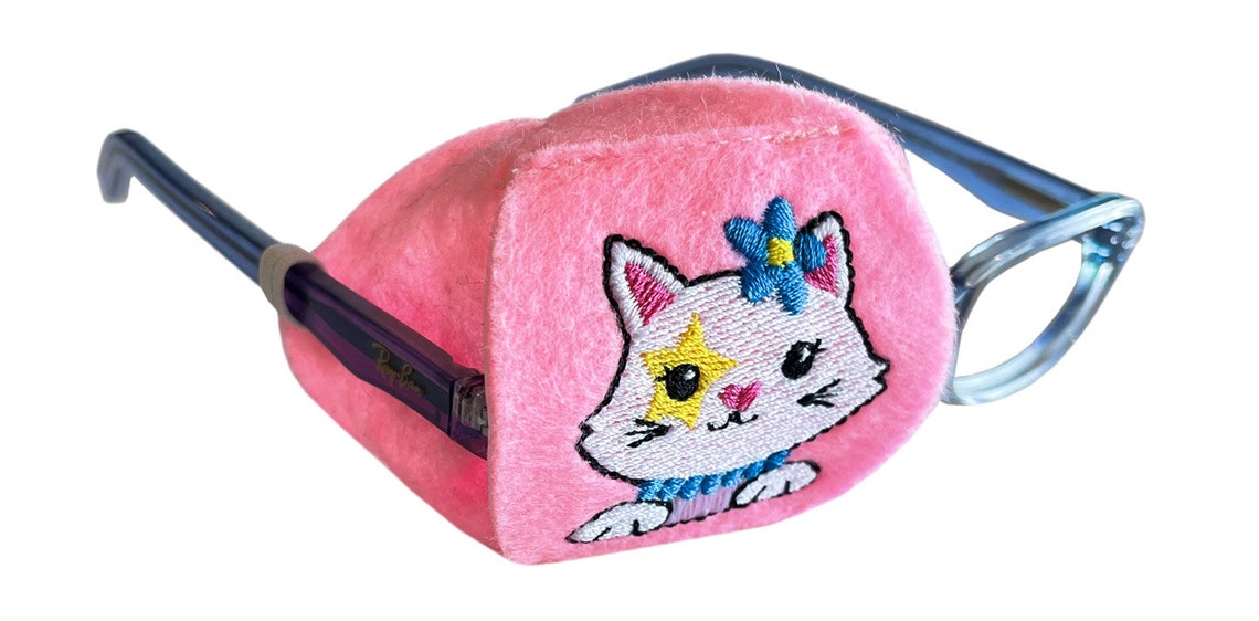 Eyeglass Eye Patch child My Kitty - Etsy