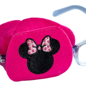Eyeglass Eye Patch child Miss Mouse - Etsy
