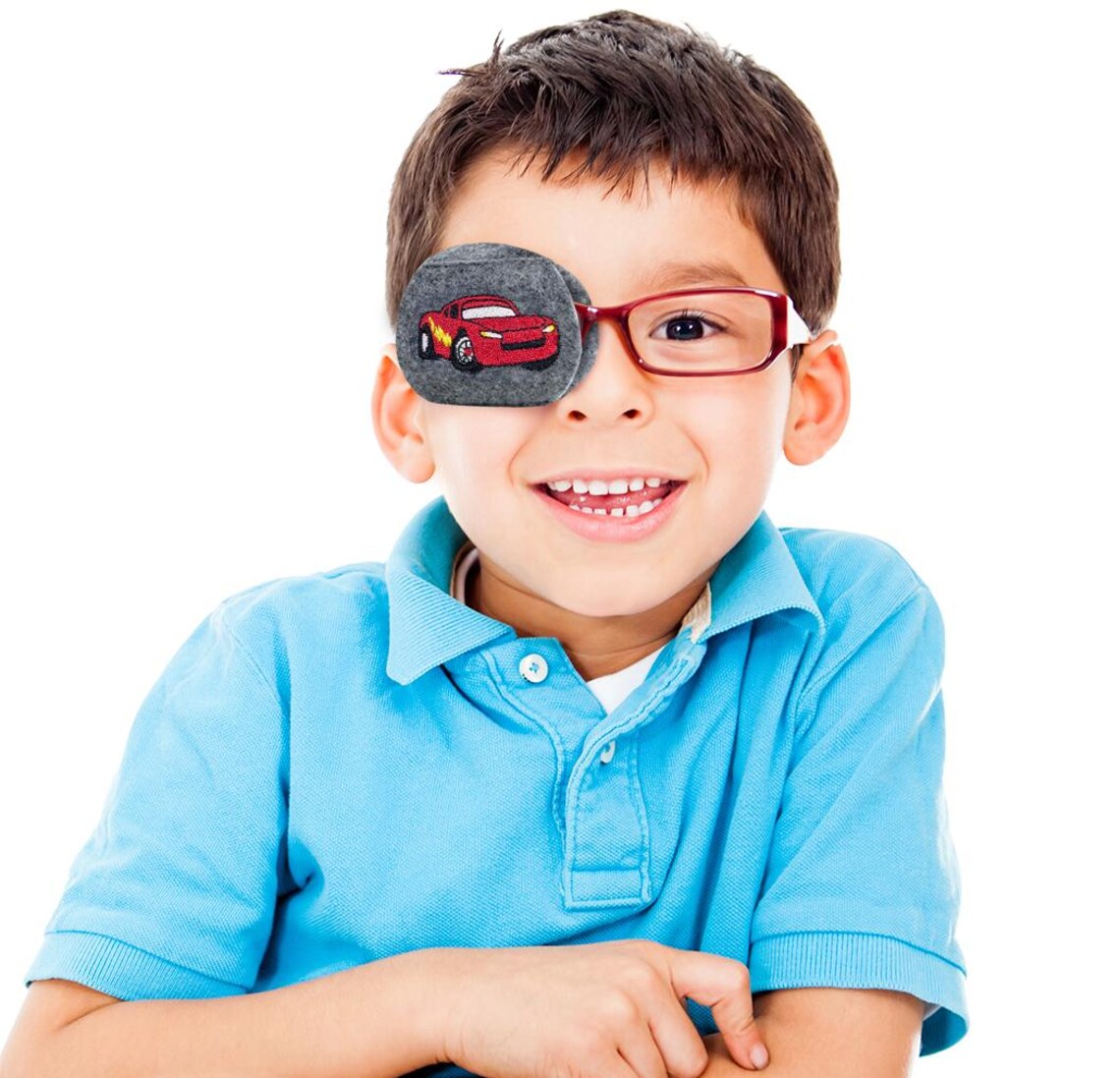 Eyeglass Eye Patch (child Race Car) - Etsy