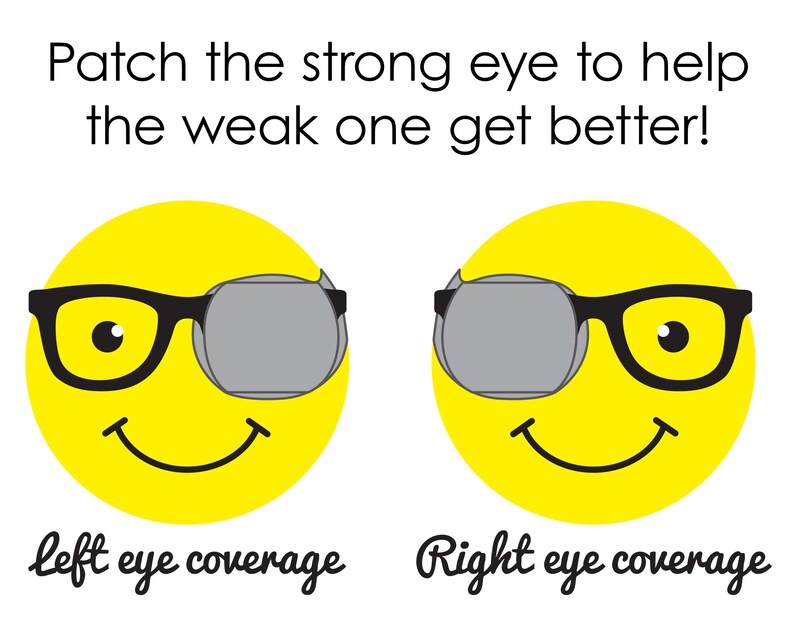 Eyeglass Eye Patch child Miss Mouse - Etsy