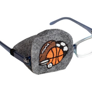 Eyeglass Eye Patch (child Sportsballs) - Etsy