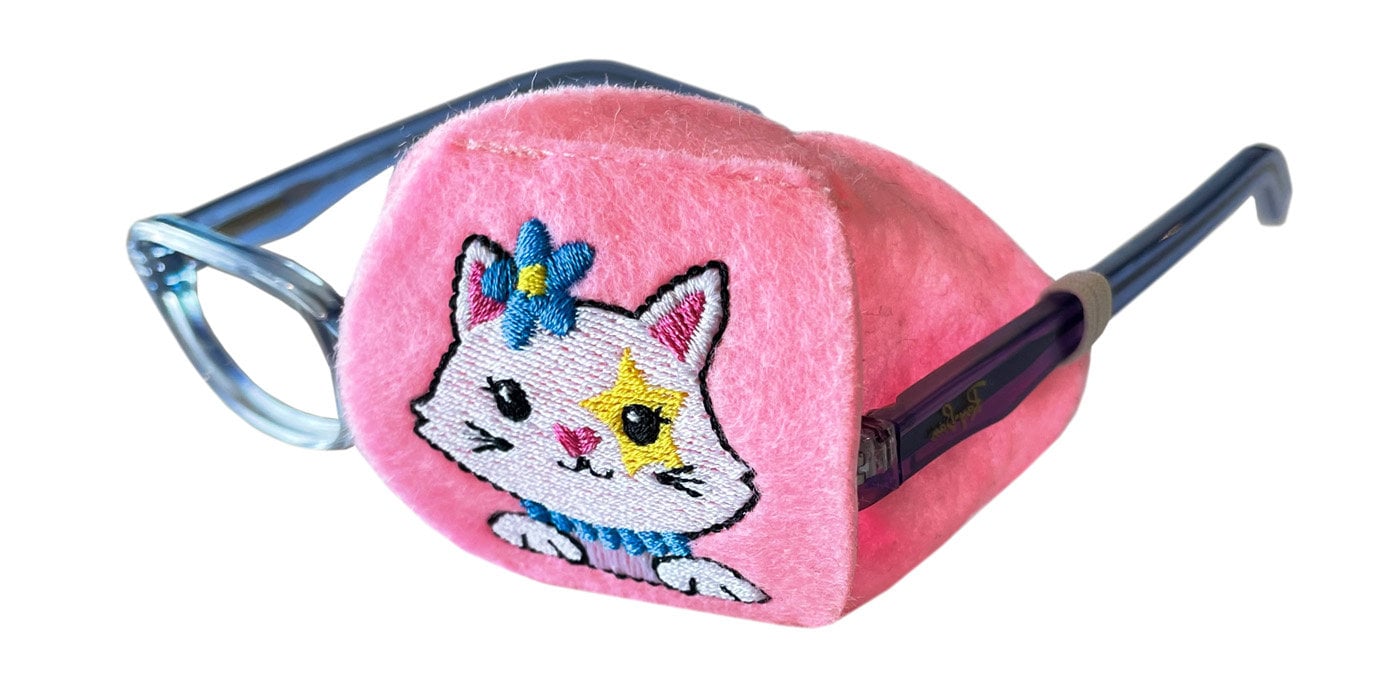 Eyeglass Eye Patch child My Kitty - Etsy