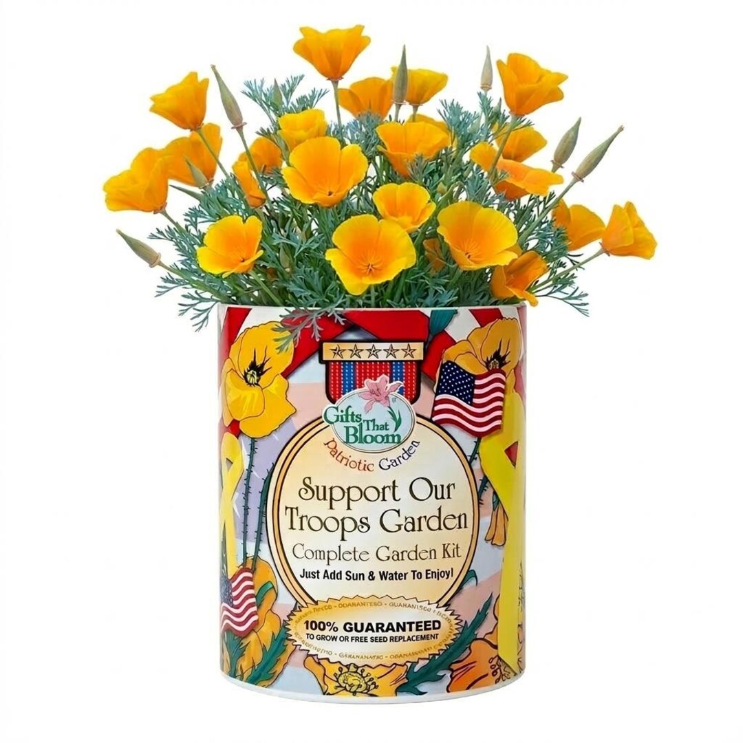 Support Our Troops Garden Grocan Seed Kit - Etsy