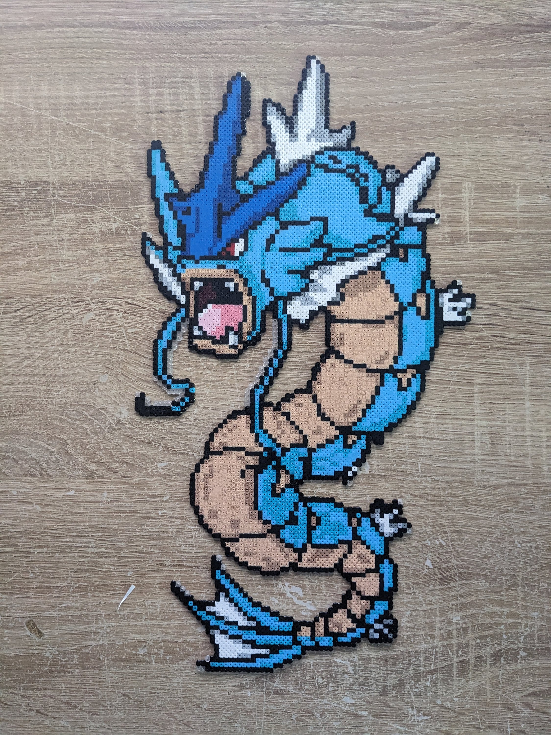 Shiny Gyarados Pixel Art