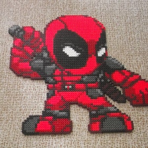 Mega Deadpool Perler Beads - Etsy