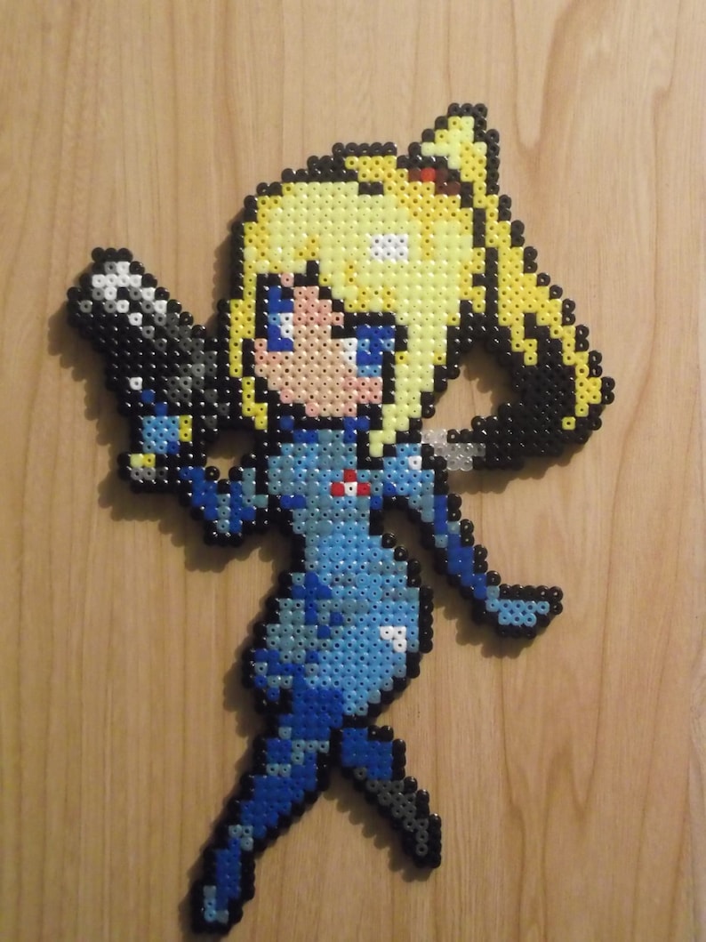 Samus Zero Suit Perler Beads - Etsy