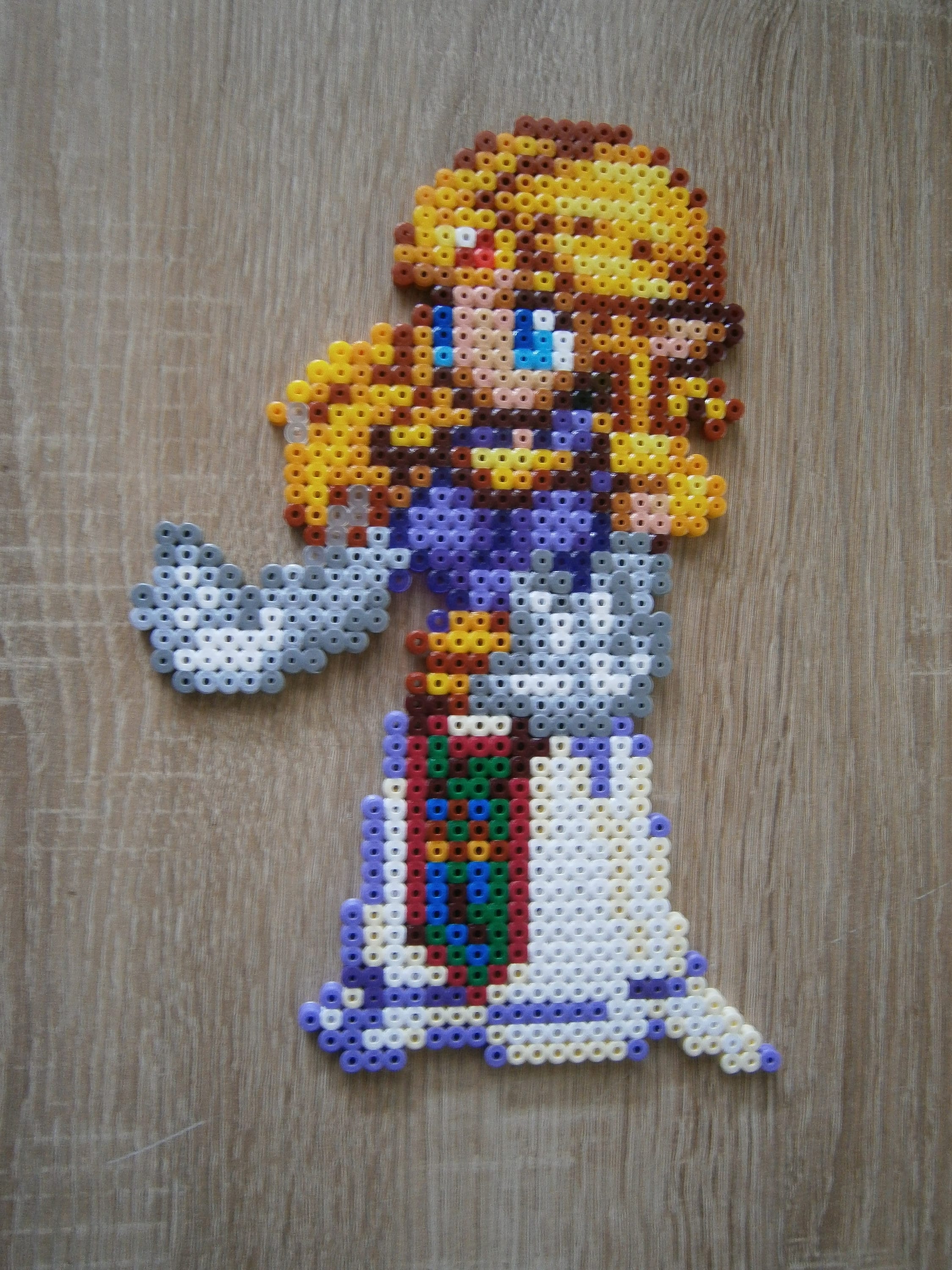 Minecraft Princess Zelda Pixel Art