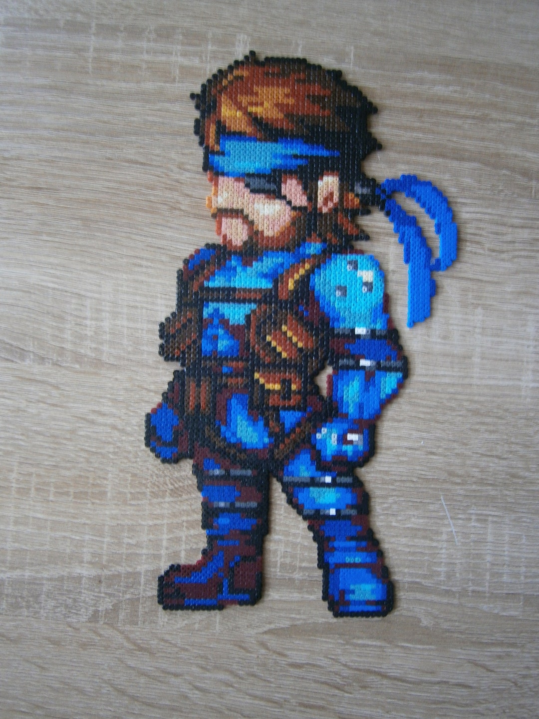 Big Boss and Solid Snake Perler Art - Etsy