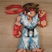 Ryu and Akuma Perler Beads - Etsy