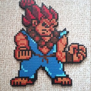 Ryu and Akuma Perler Beads - Etsy