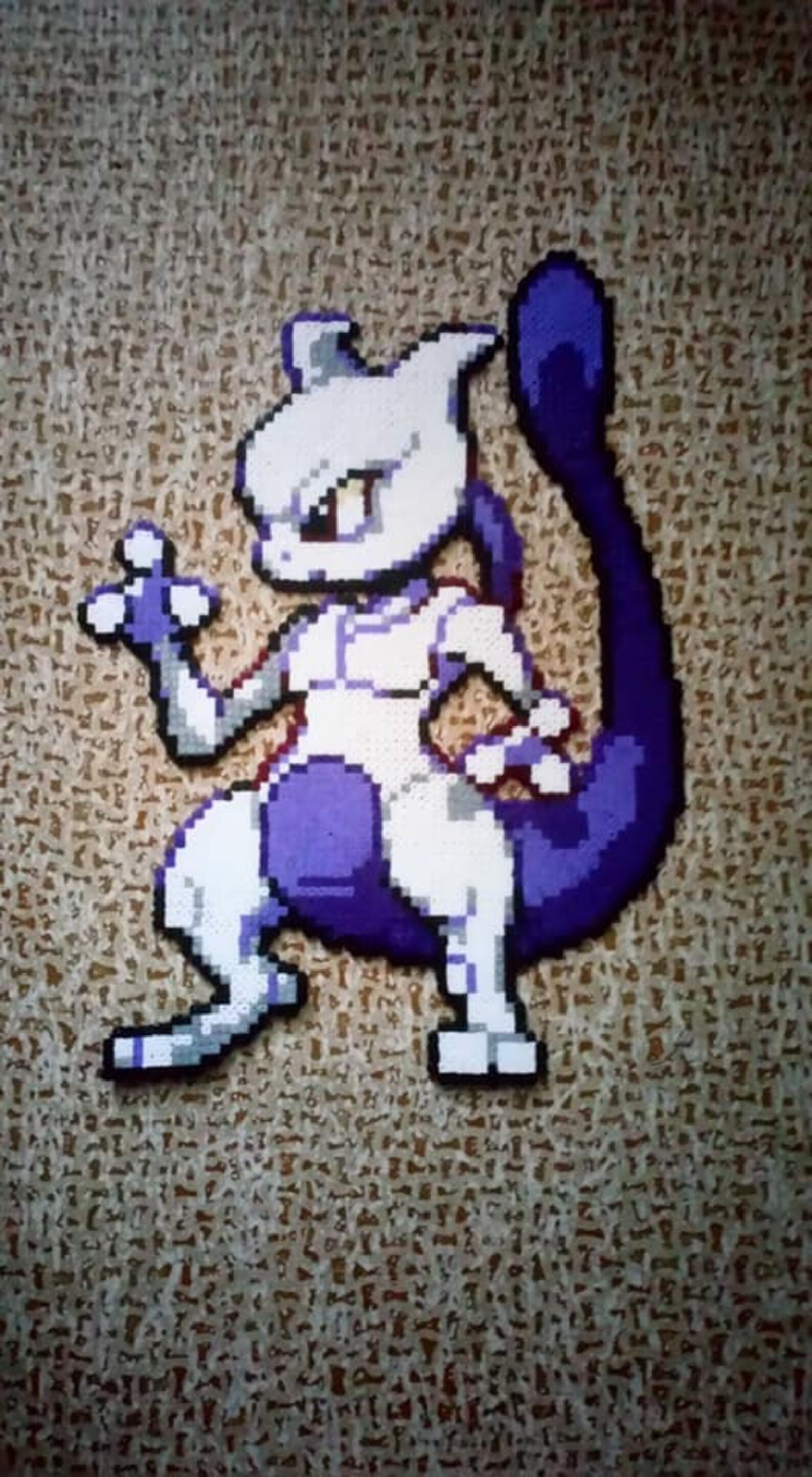 Mewtwo Perler Beads | Etsy