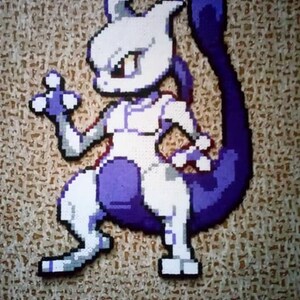 Mewtwo Perler Beads | Etsy