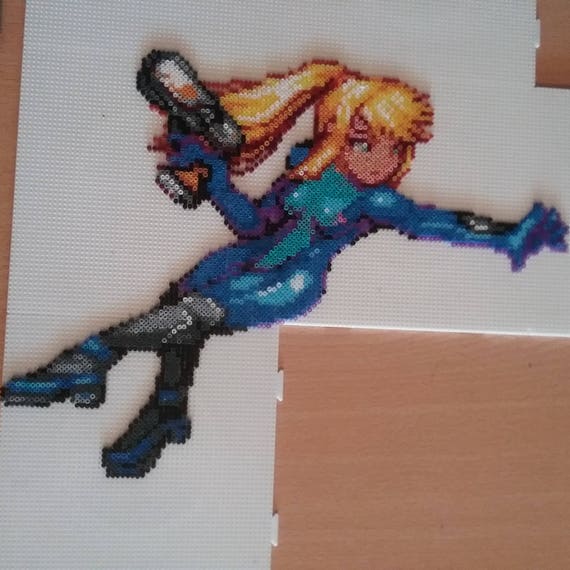 Samus Zero Suit Perler Beads | Etsy