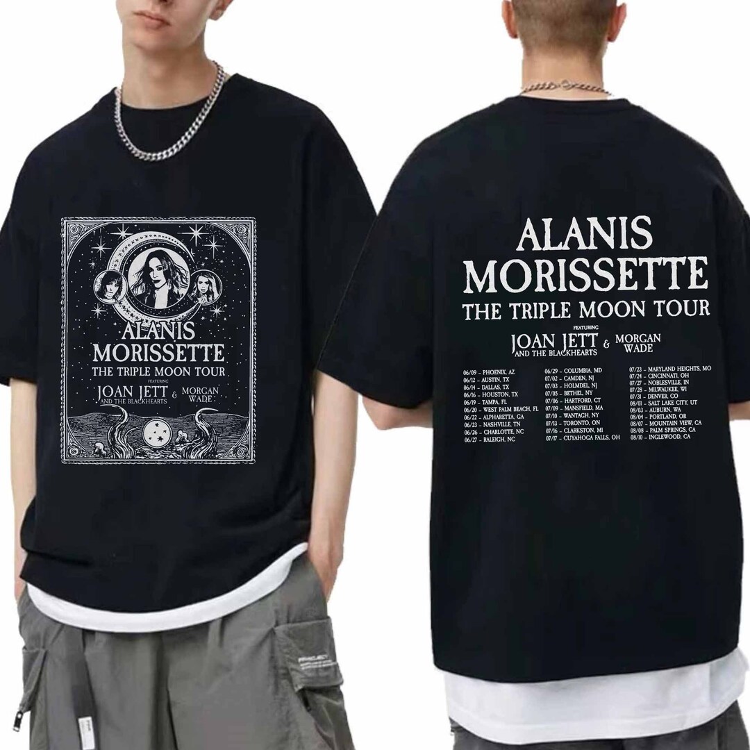 Alanis Morissette the Triple Moon Tour 2024 Shirt, Alanis Morissette ...