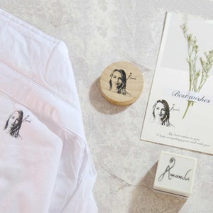 Face Stamp, Custom Portrait Stamp, Photo Stamp, Selfie Stamp ...